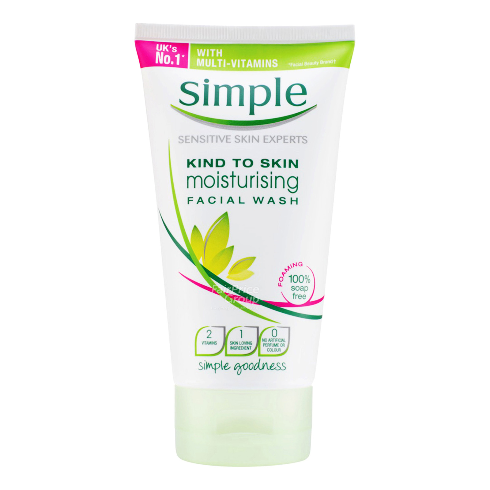 Simple Foam Facial Wash - Moisturising | NTUC FairPrice