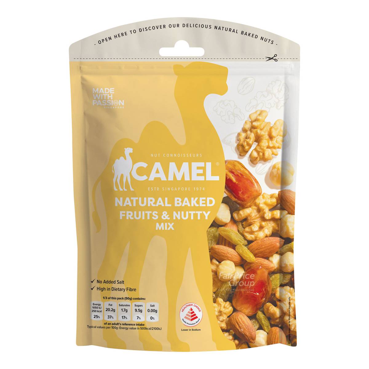 Camel Natural Mix Nuts - Fruits & Nutty | NTUC FairPrice
