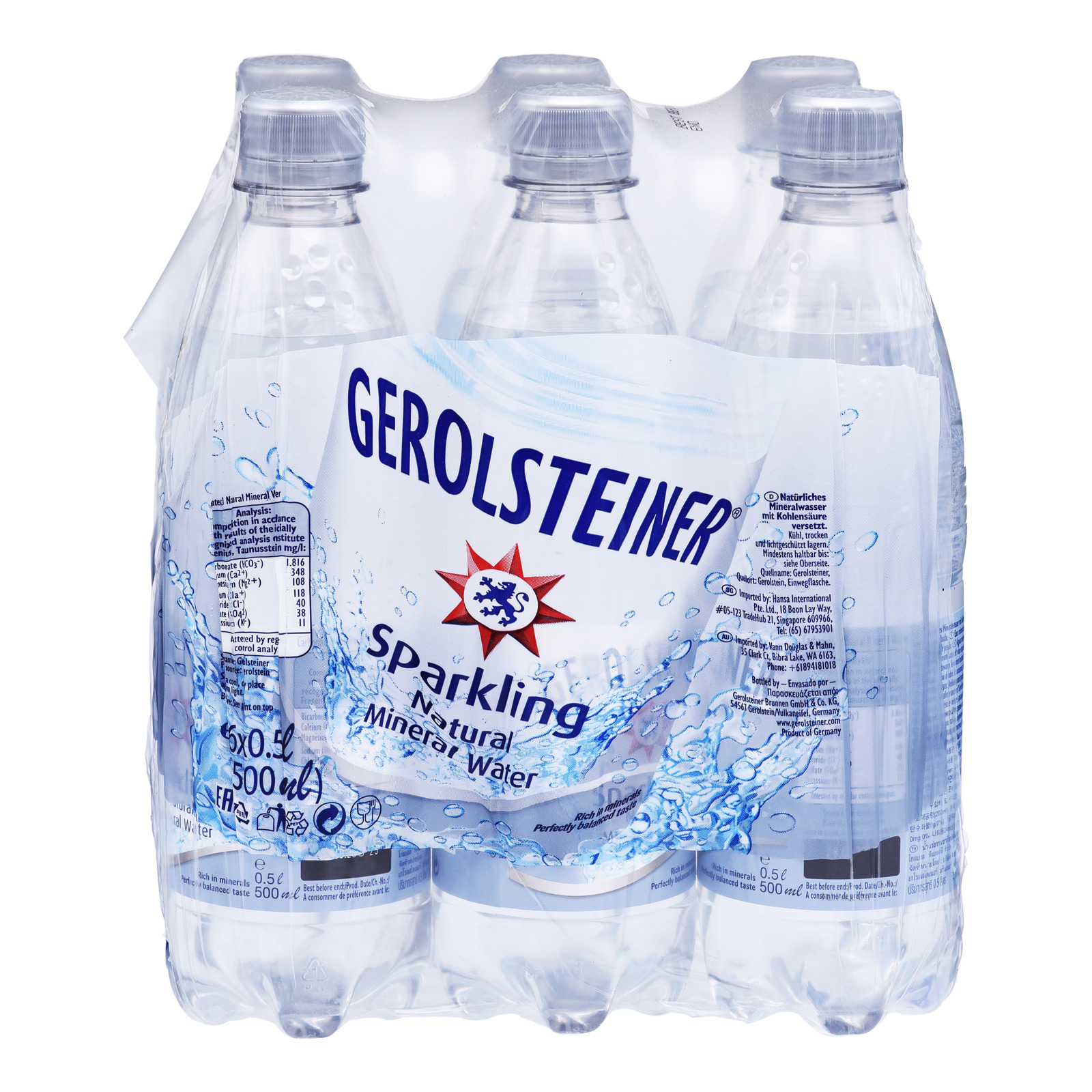 Gerolsteiner Sprudel Sparkling Natural Mineral Water | NTUC FairPrice