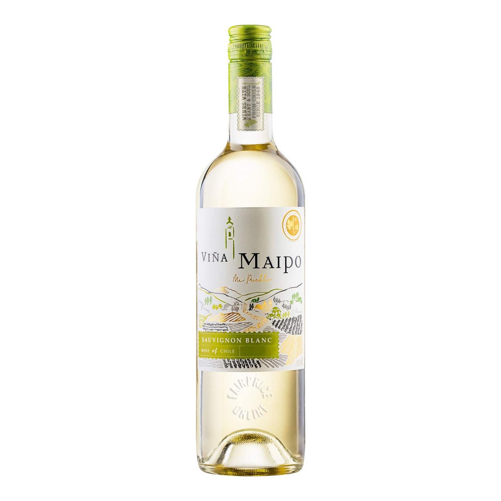 Vina Maipo White Wine - Sauvignon Blanc | NTUC FairPrice