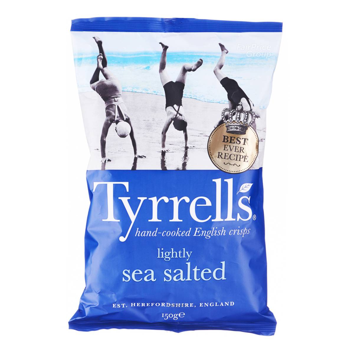 Tyrrells Hand Cooked Potato Chips - Sea Salt (Lightly) | NTUC FairPrice