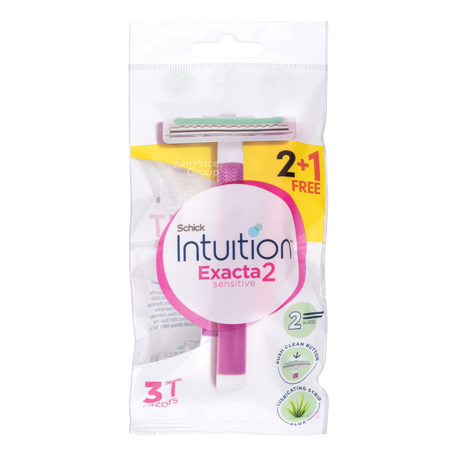 Schick Disposable Razors - Exacta 2 (Women) | NTUC FairPrice