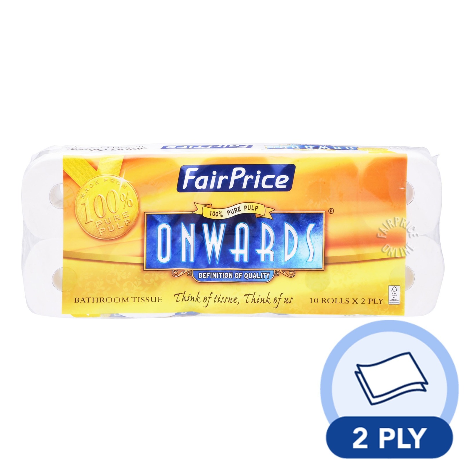 FairPrice Onwards Bathroom Tissue - 2ply | NTUC FairPrice