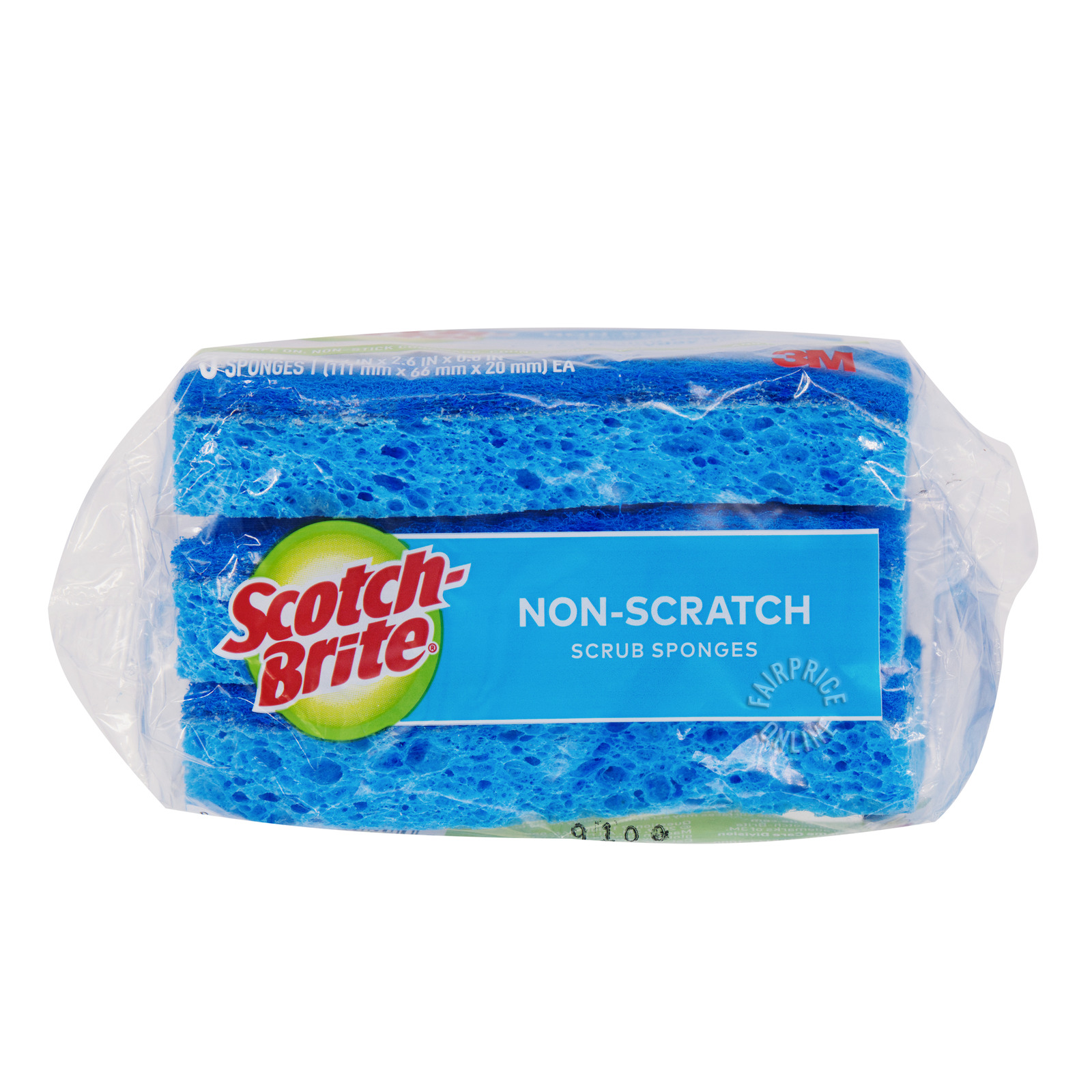 3M Scotch-Brite Scrub Sponges - Non-Scratch (Blue) | NTUC FairPrice