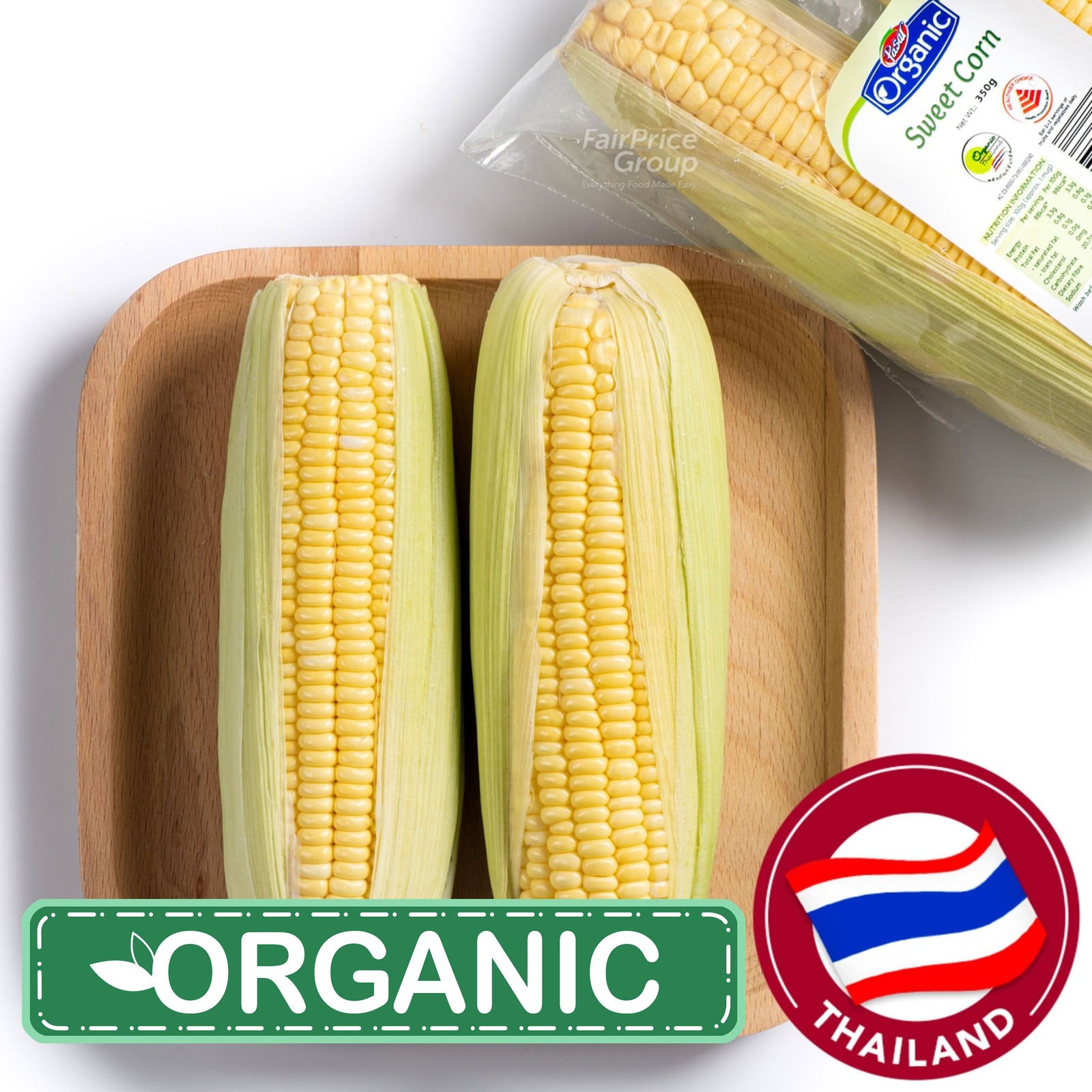 Pasar Organic Sweet Corn | NTUC FairPrice