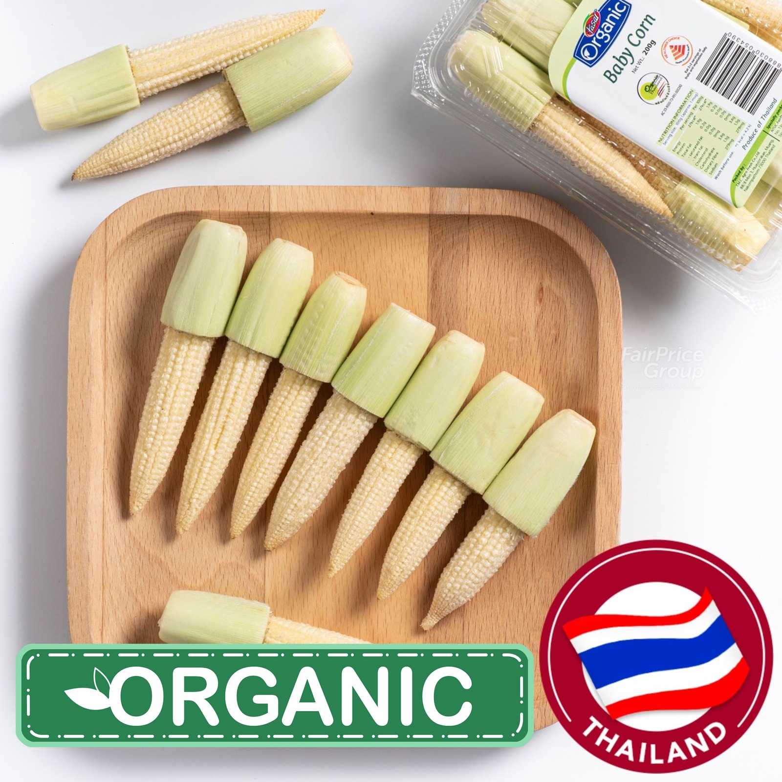 Pasar Organic Baby Corn | NTUC FairPrice