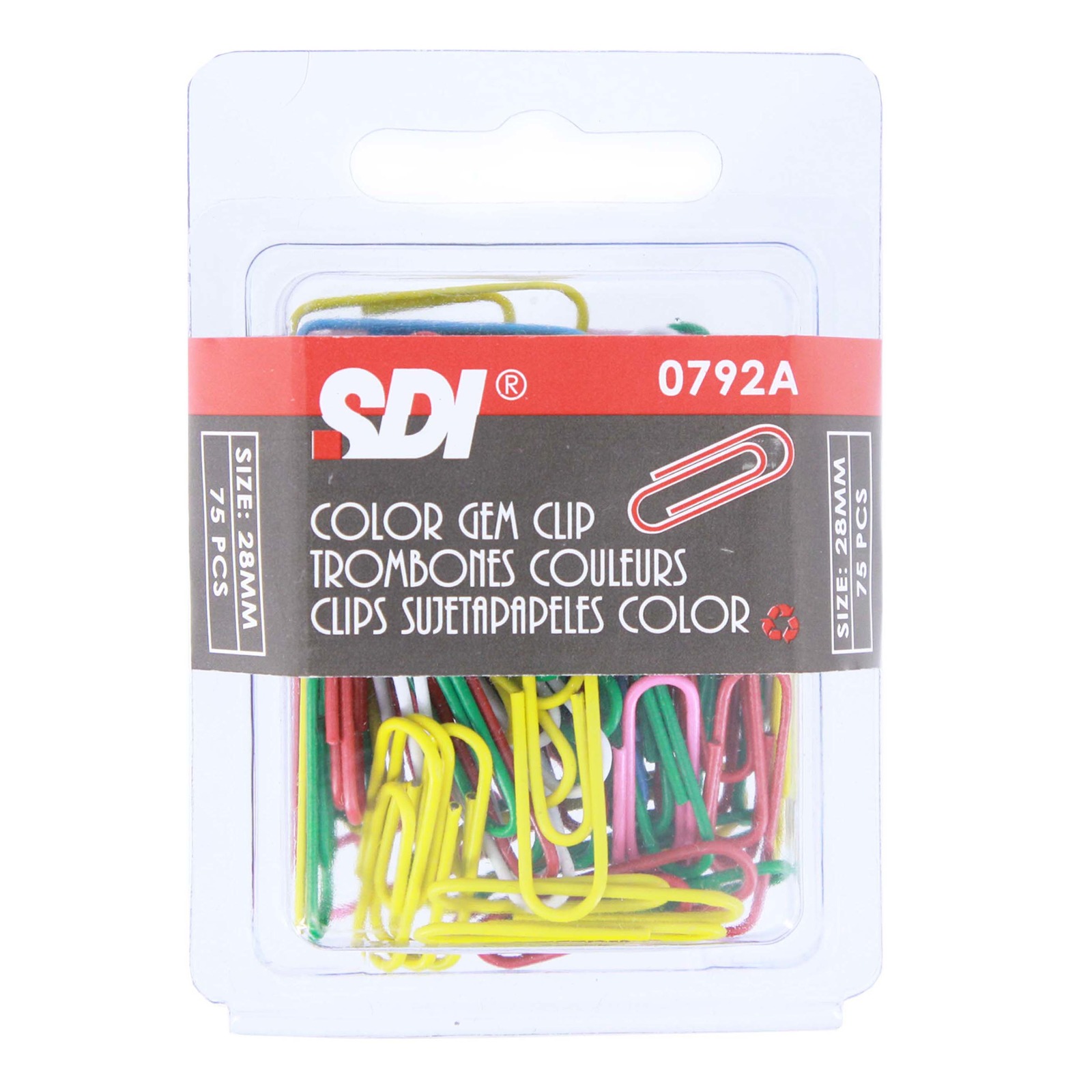 SDI Color Gem Paper Clip 28cm | NTUC FairPrice