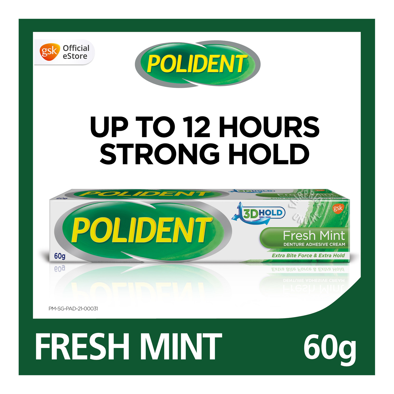 Polident Fresh Denture Adhesive Cream | NTUC FairPrice