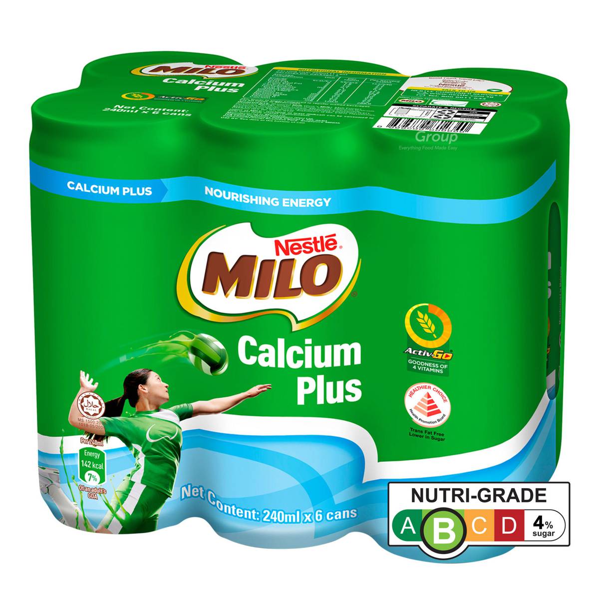 Milo Chocolate Malt Can Drink - Calcium Plus | NTUC FairPrice