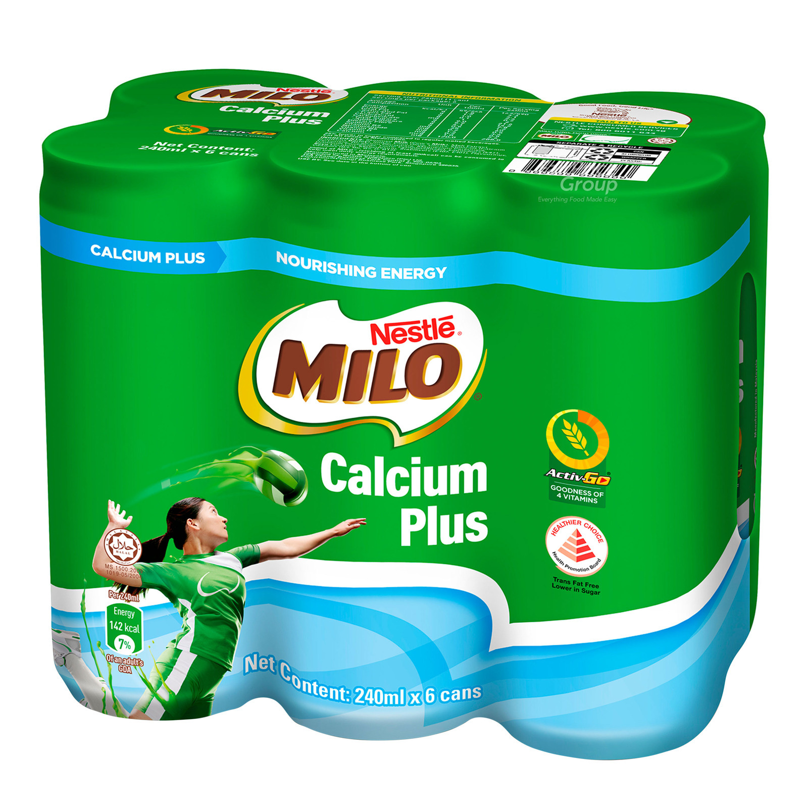 Milo Chocolate Malt Can Drink - Calcium Plus | NTUC FairPrice