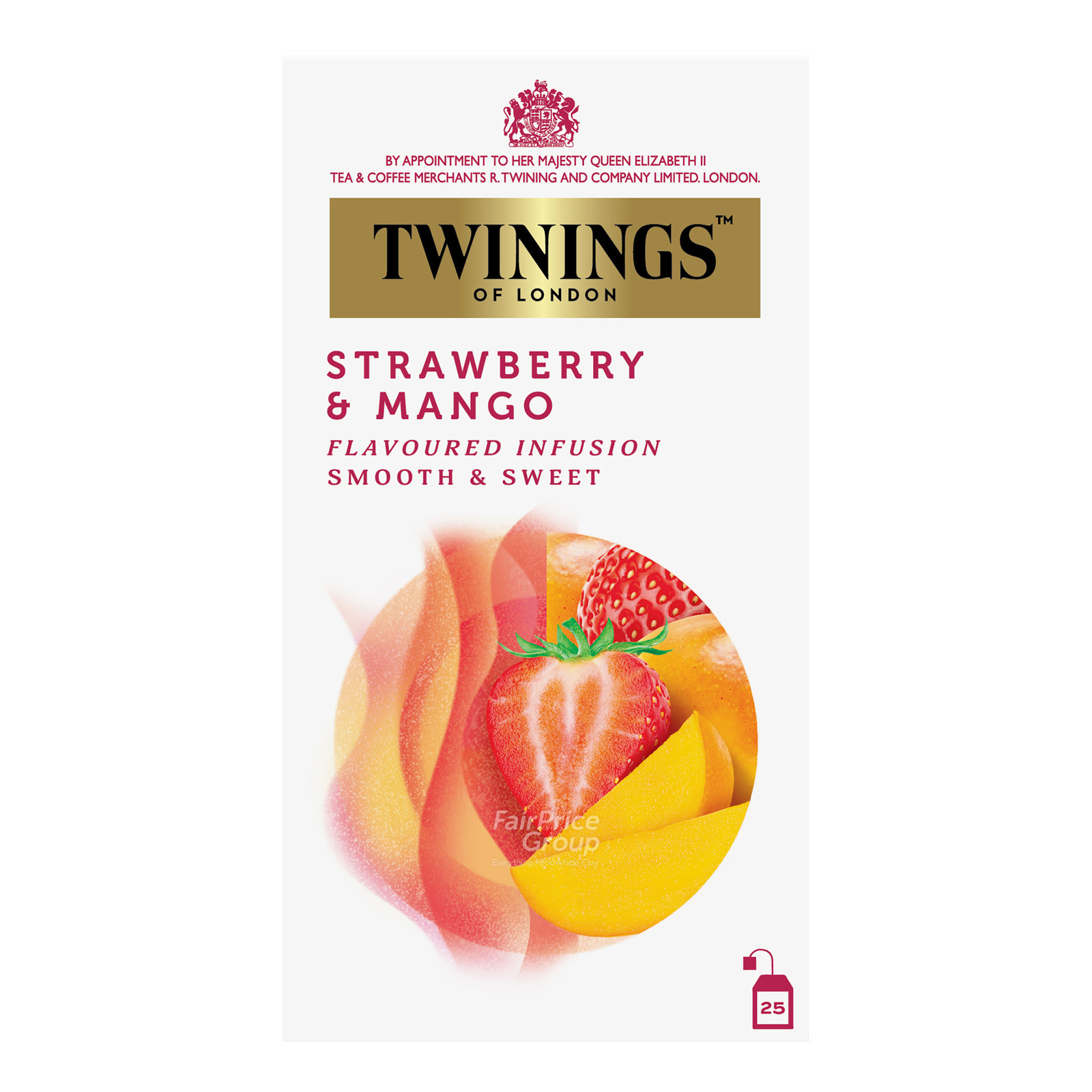 Twinnings Flavoured Infusion Teabags - Strawberry & Mango | NTUC FairPrice