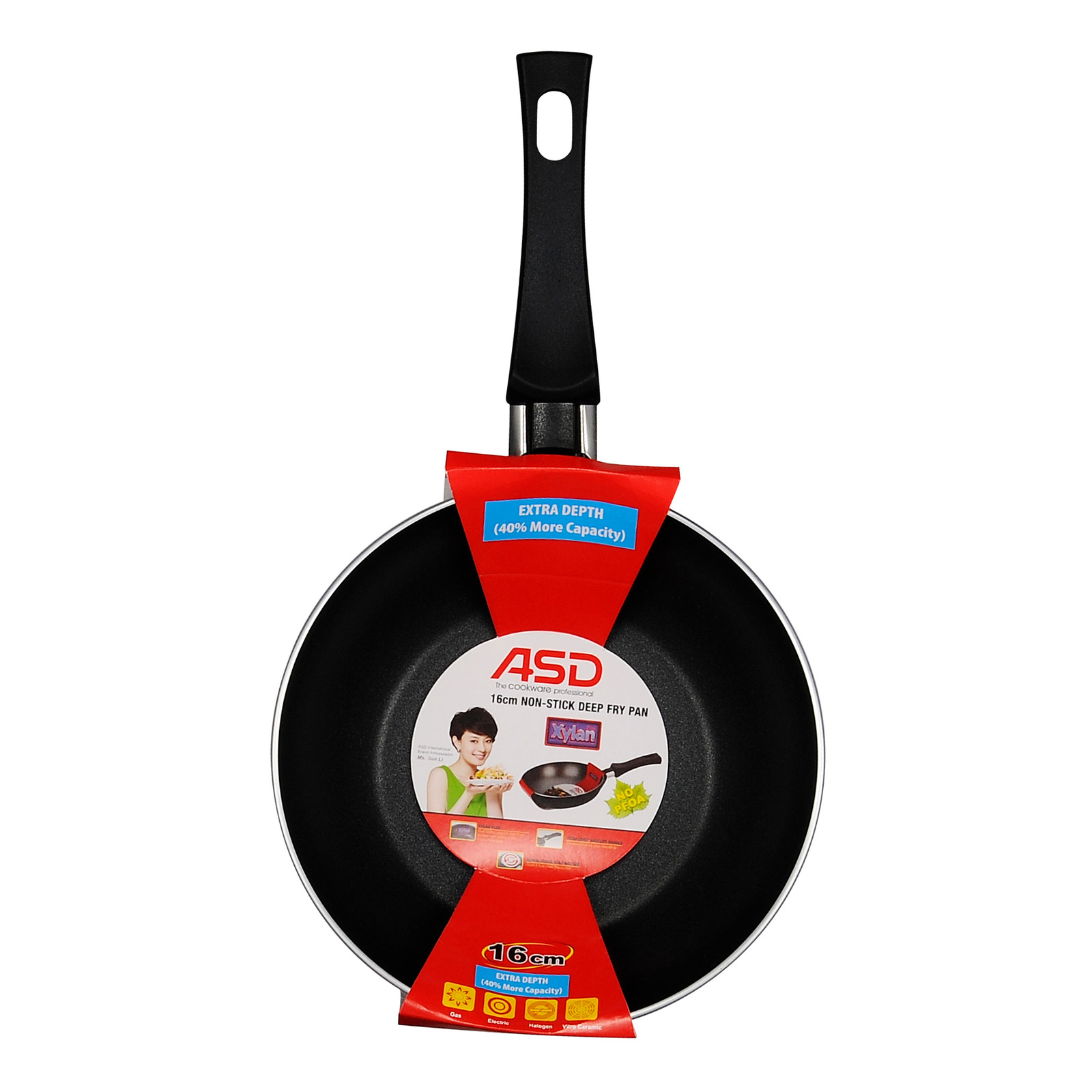 ASD Non-Stick Deep Fry Pan - 16cm | NTUC FairPrice