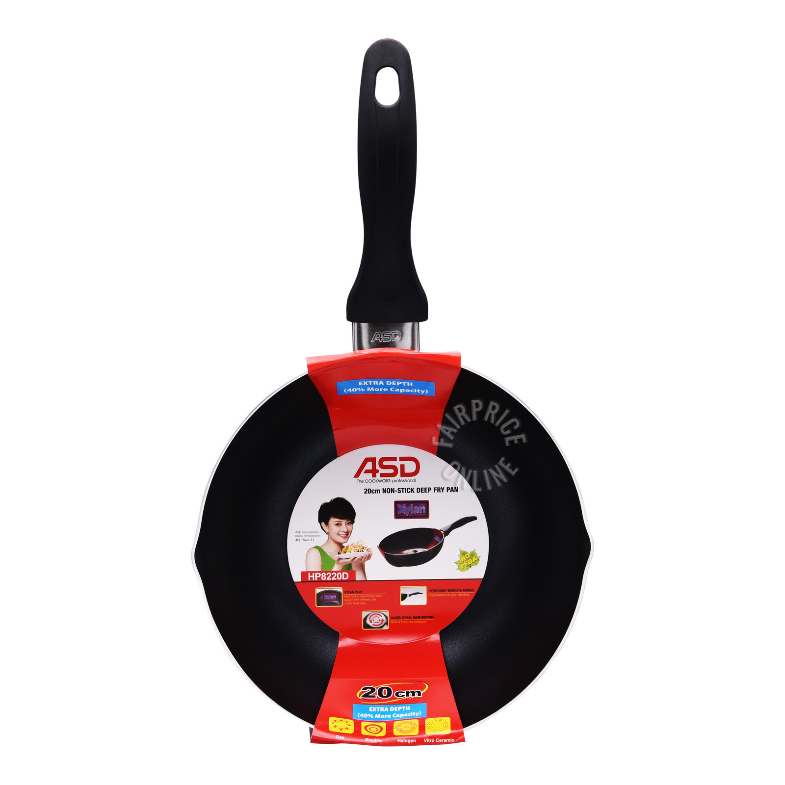 ASD Non-Stick Deep Fry Pan - 20cm | NTUC FairPrice
