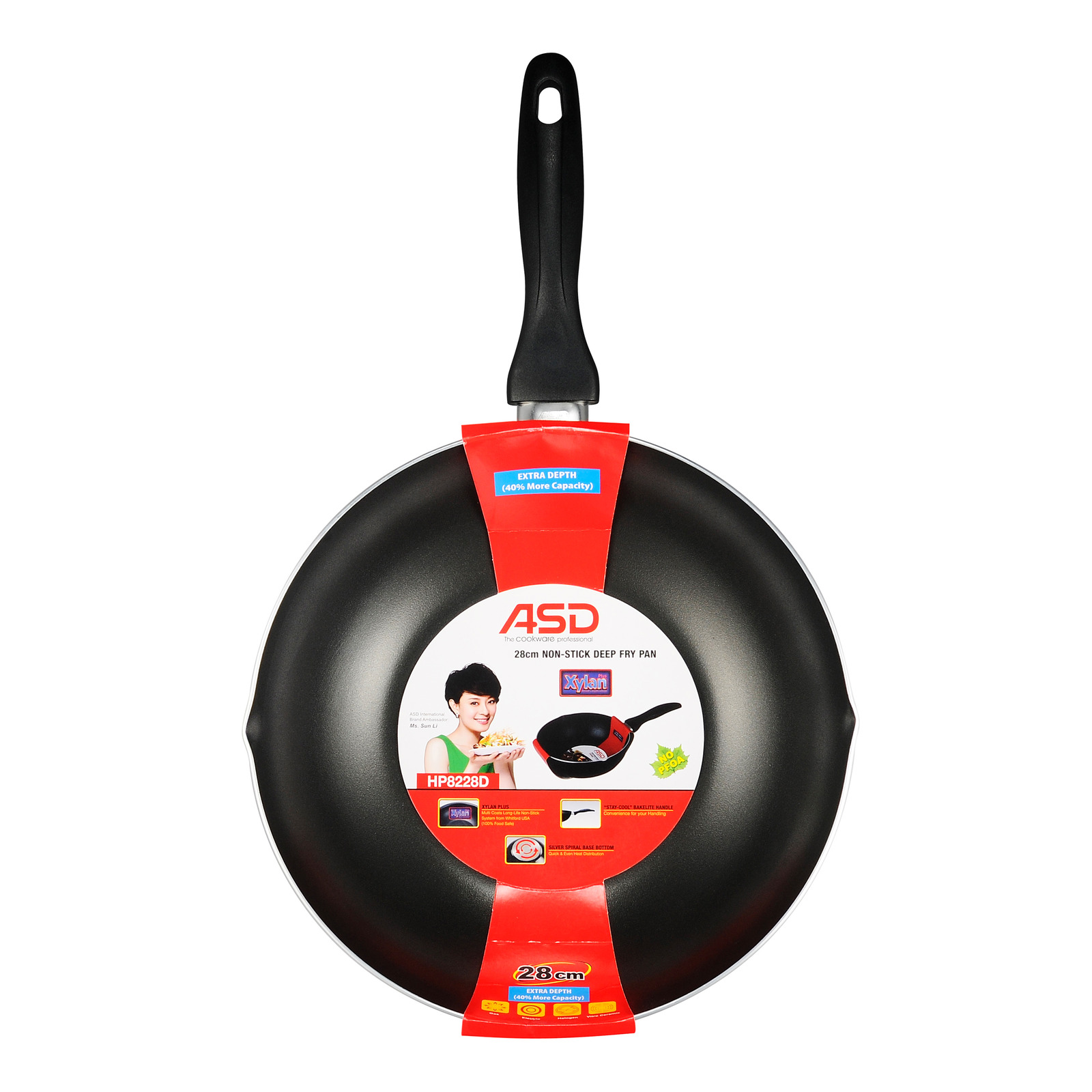 ASD Non-Stick Deep Fry Pan - 28cm | NTUC FairPrice