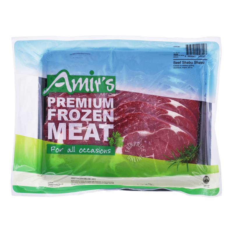 Amir's Premium Frozen Meat - Beef Shabu Shabu | NTUC FairPrice