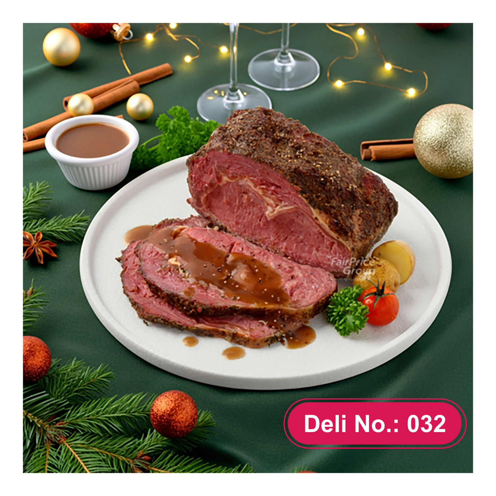 (Pre-Order) Kelly's Black Pepper Rib-eye Roast Beef | NTUC FairPrice