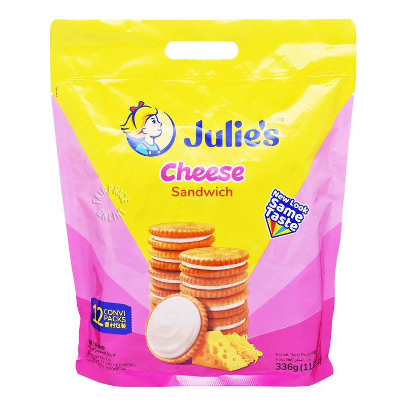 Julie's Sandwich Biscuits - Cheese | NTUC FairPrice