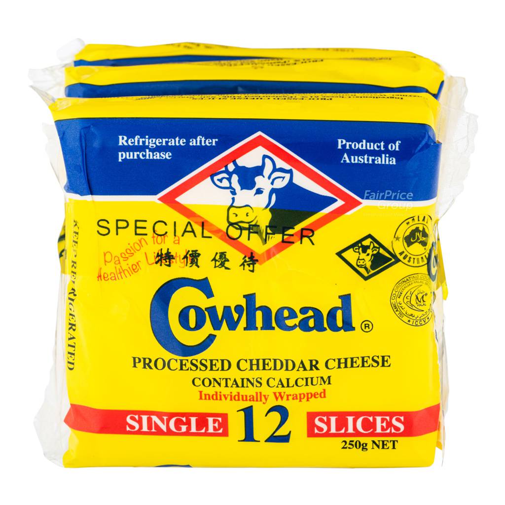 Cowhead Cheese Slices - Cheddar | NTUC FairPrice