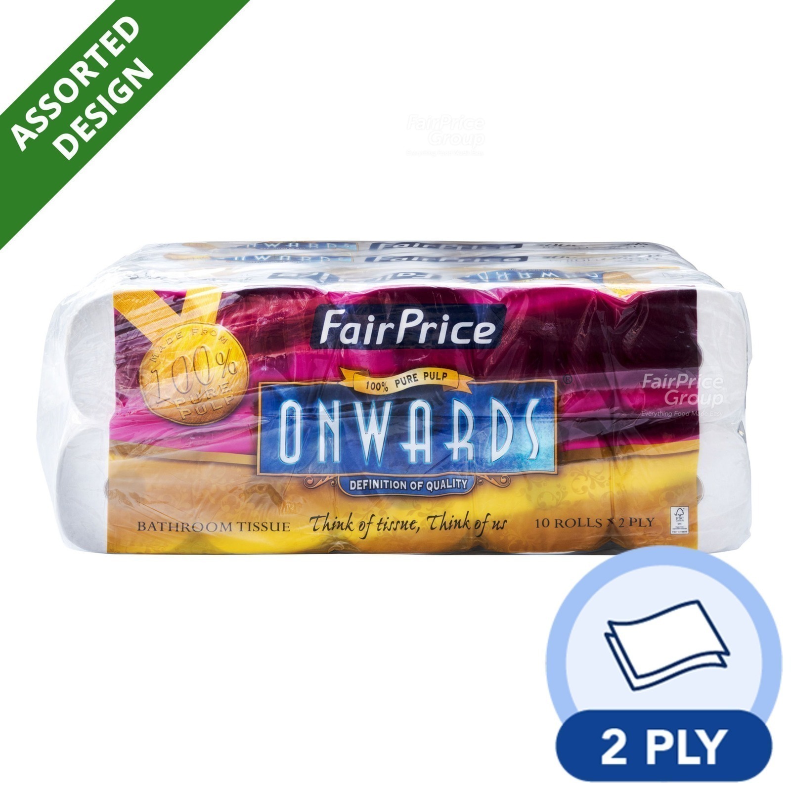 FairPrice Onwards Bathroom Tissue - 2ply | NTUC FairPrice