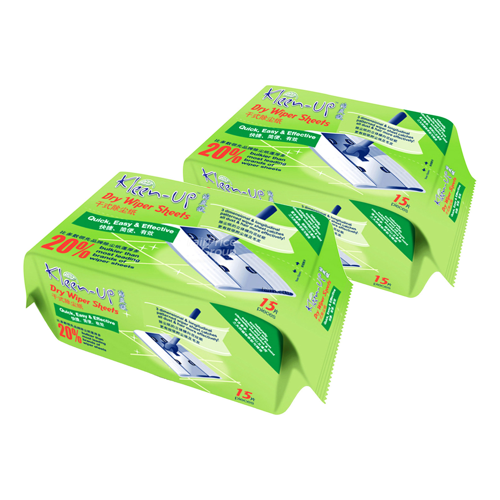Kleen-Up Wiper Sheets - Dry | NTUC FairPrice