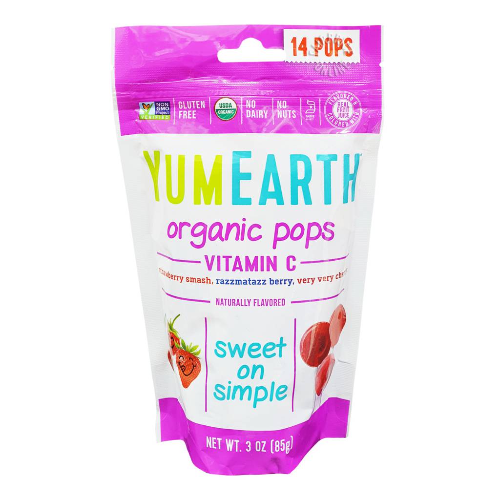 Yum Earth Organics Lollipops - Vitamin C Pops (Mixed Berries) | NTUC ...