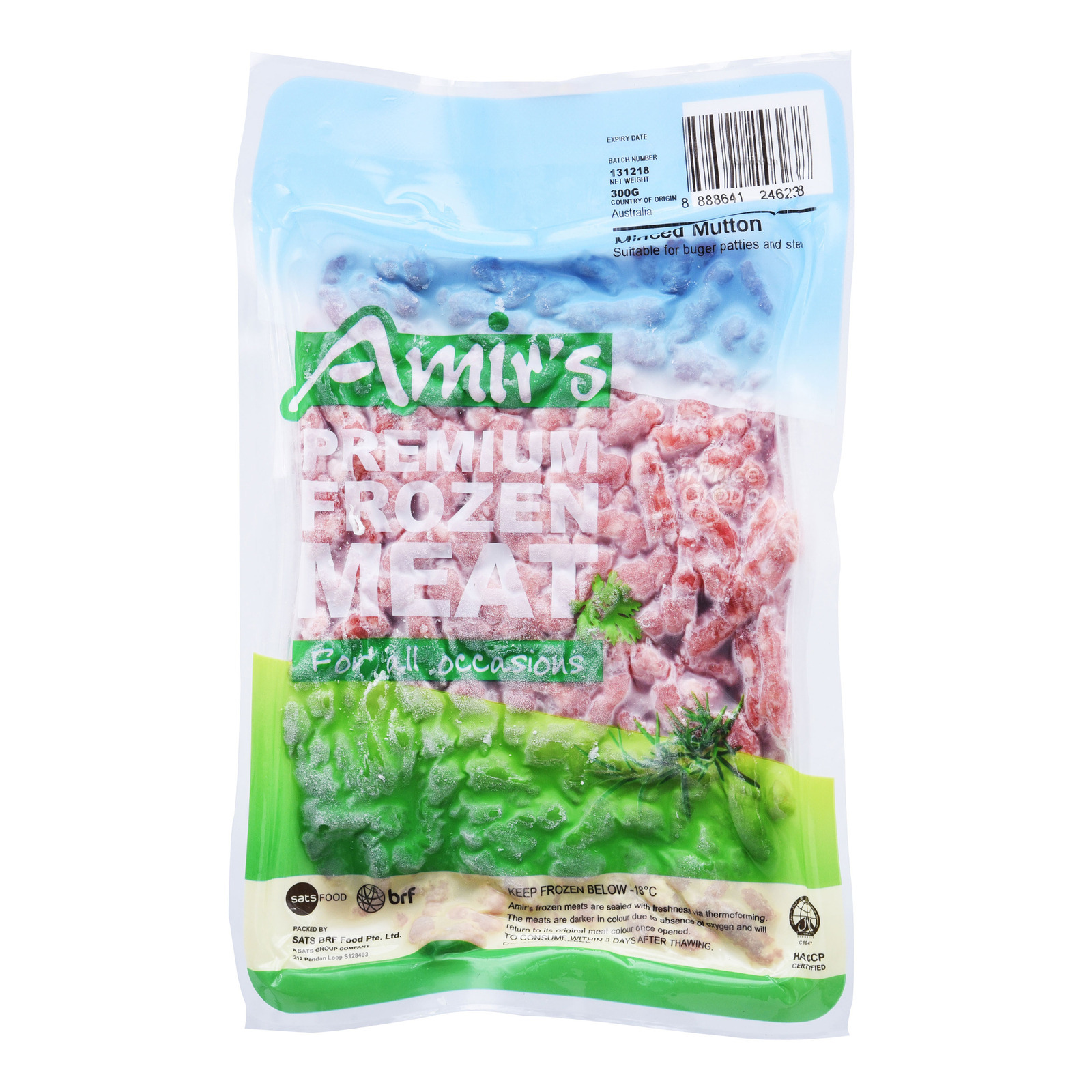 Amir's Premium Frozen Meat - Minced Mutton | NTUC FairPrice