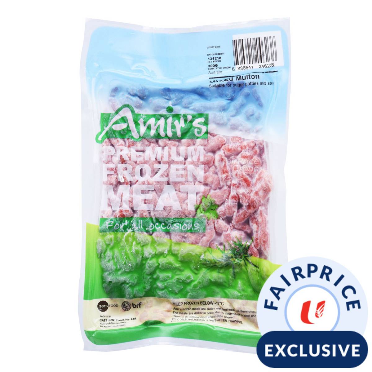 Amir's Premium Frozen Meat - Minced Mutton | NTUC FairPrice