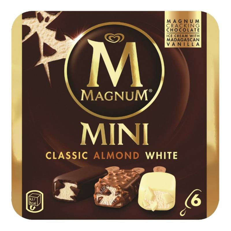 Magnum Mini Ice Cream - Classic, Almond & White | NTUC FairPrice