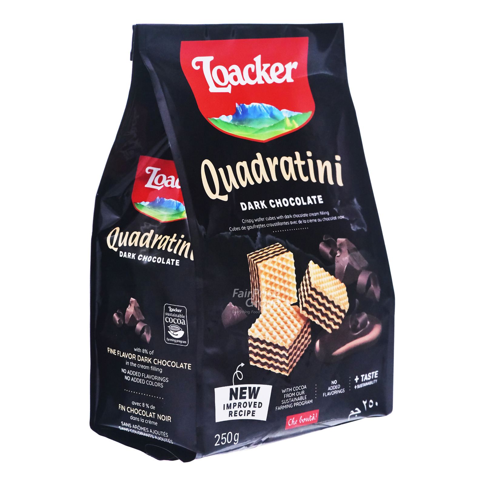Loacker dark chocolate wafer store