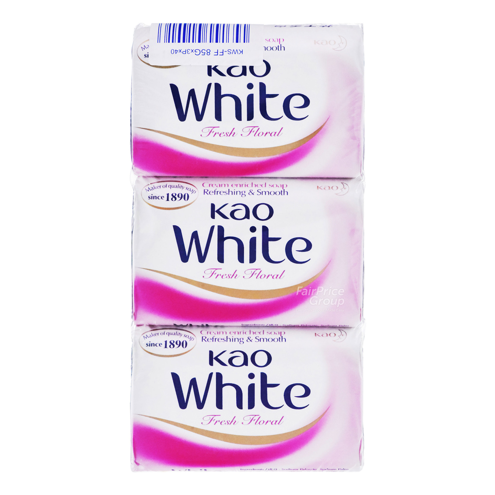Kao White Soap Bar - Fresh Floral | NTUC FairPrice