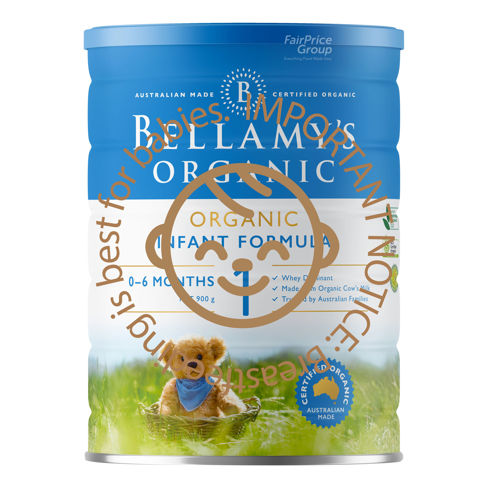 Bellamy's Organic Infant Milk Formula - Step 1 | NTUC FairPrice