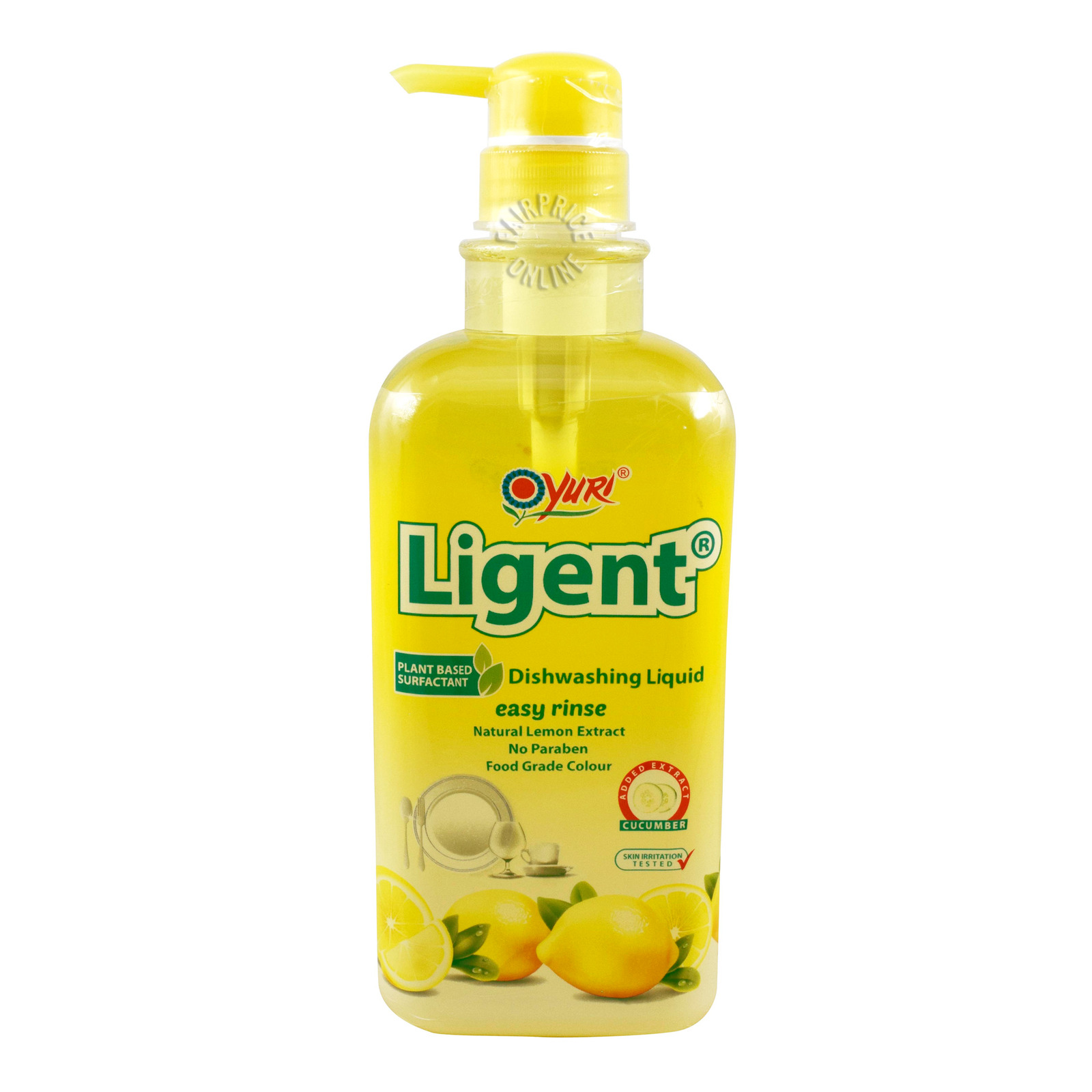 Yuri Ligent Dishwashing Detergent Pump - Lemon | NTUC FairPrice