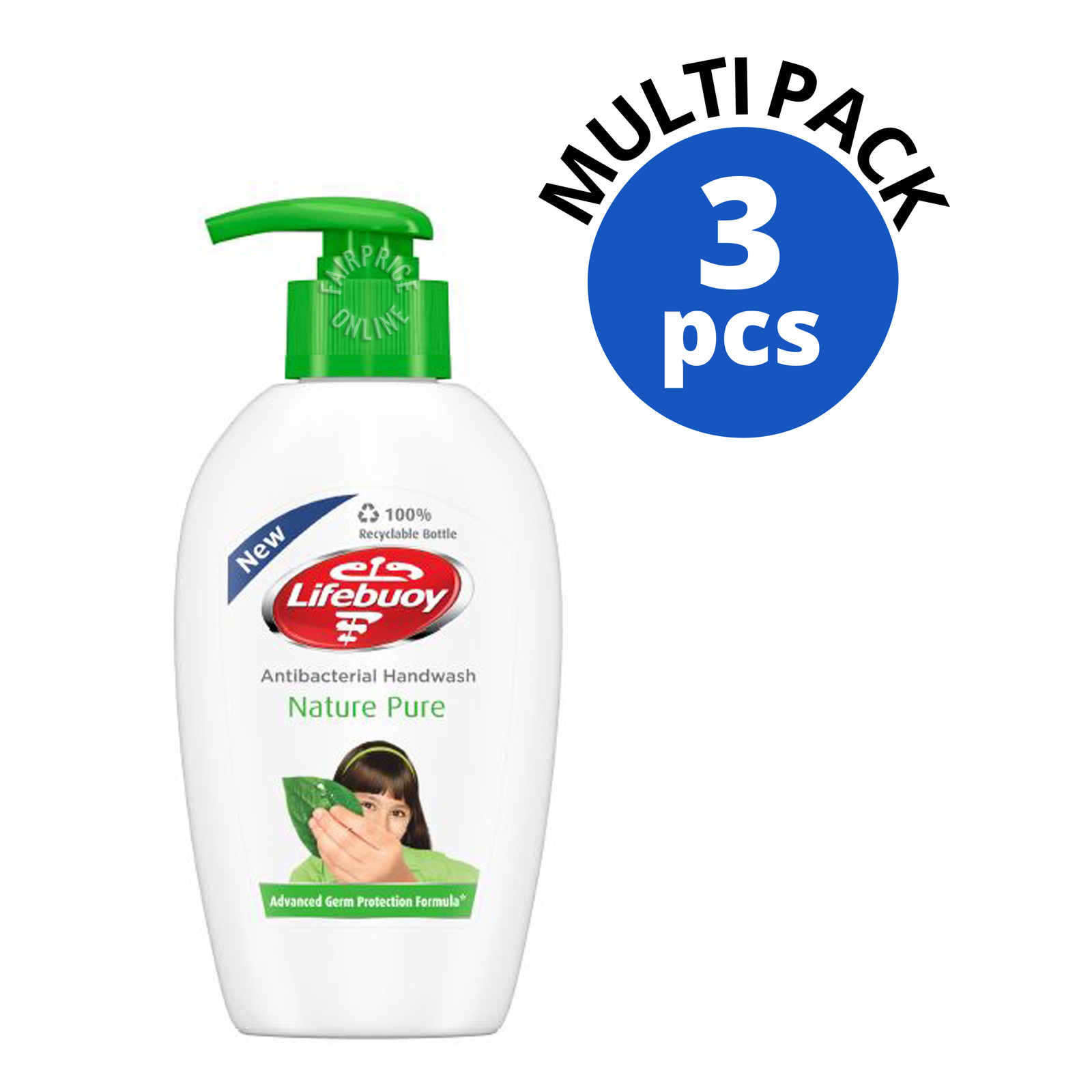 Lifebuoy Antibacterial Hand Wash - Nature Pure | NTUC FairPrice