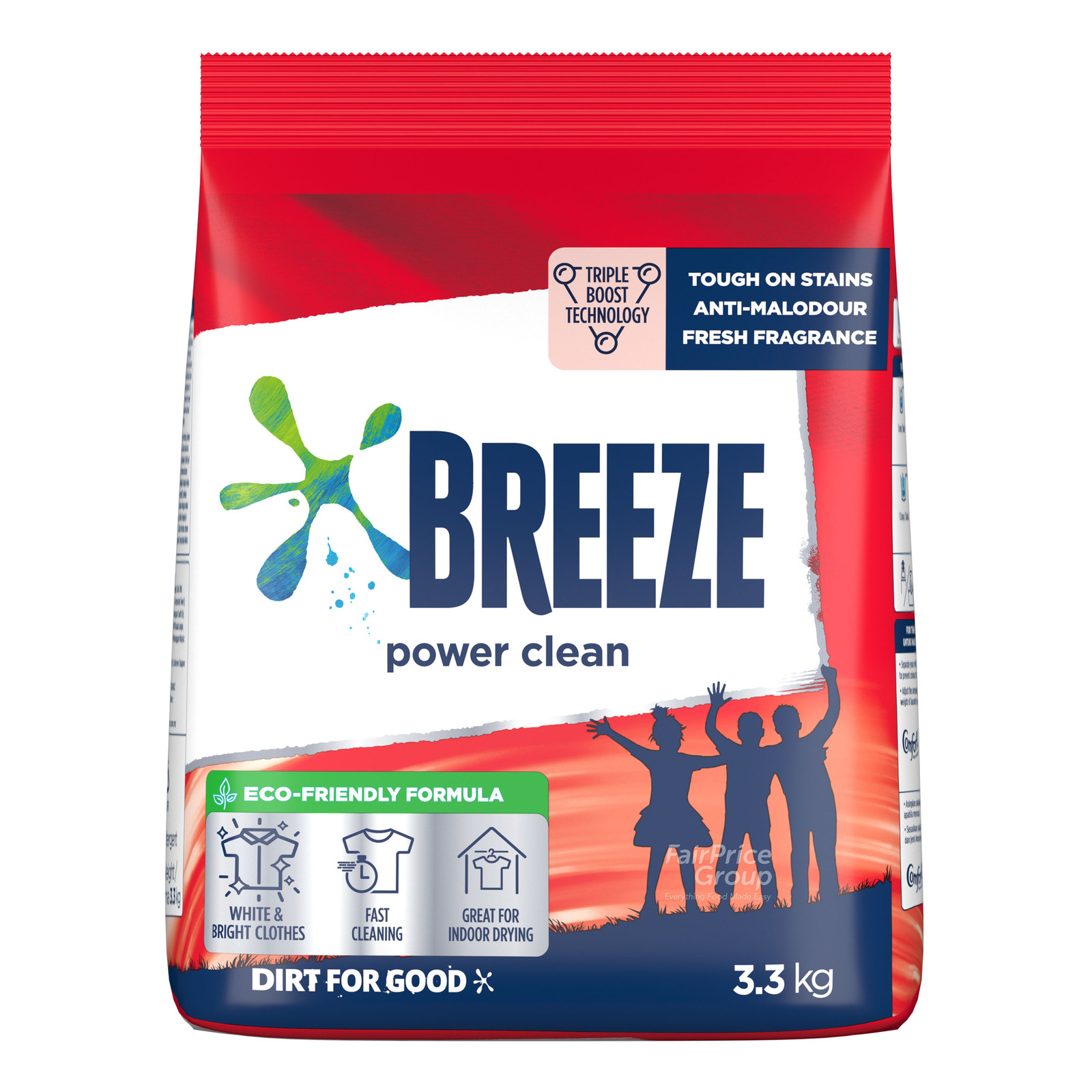 Breeze Powder Detergent - Power Clean | NTUC FairPrice