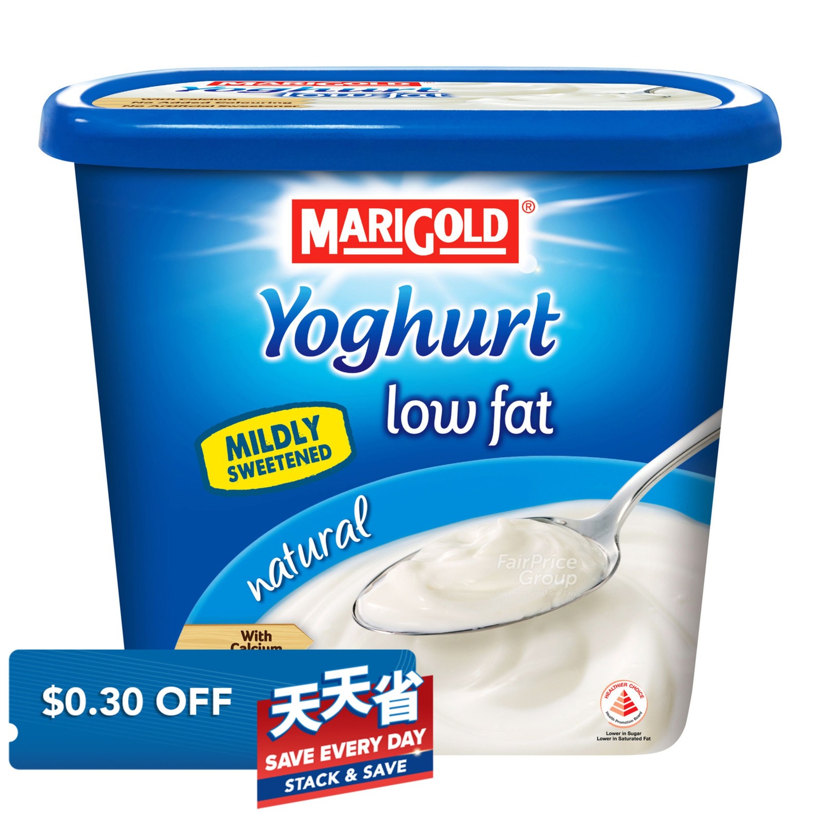 Marigold Low Fat Yoghurt - Natural | NTUC FairPrice