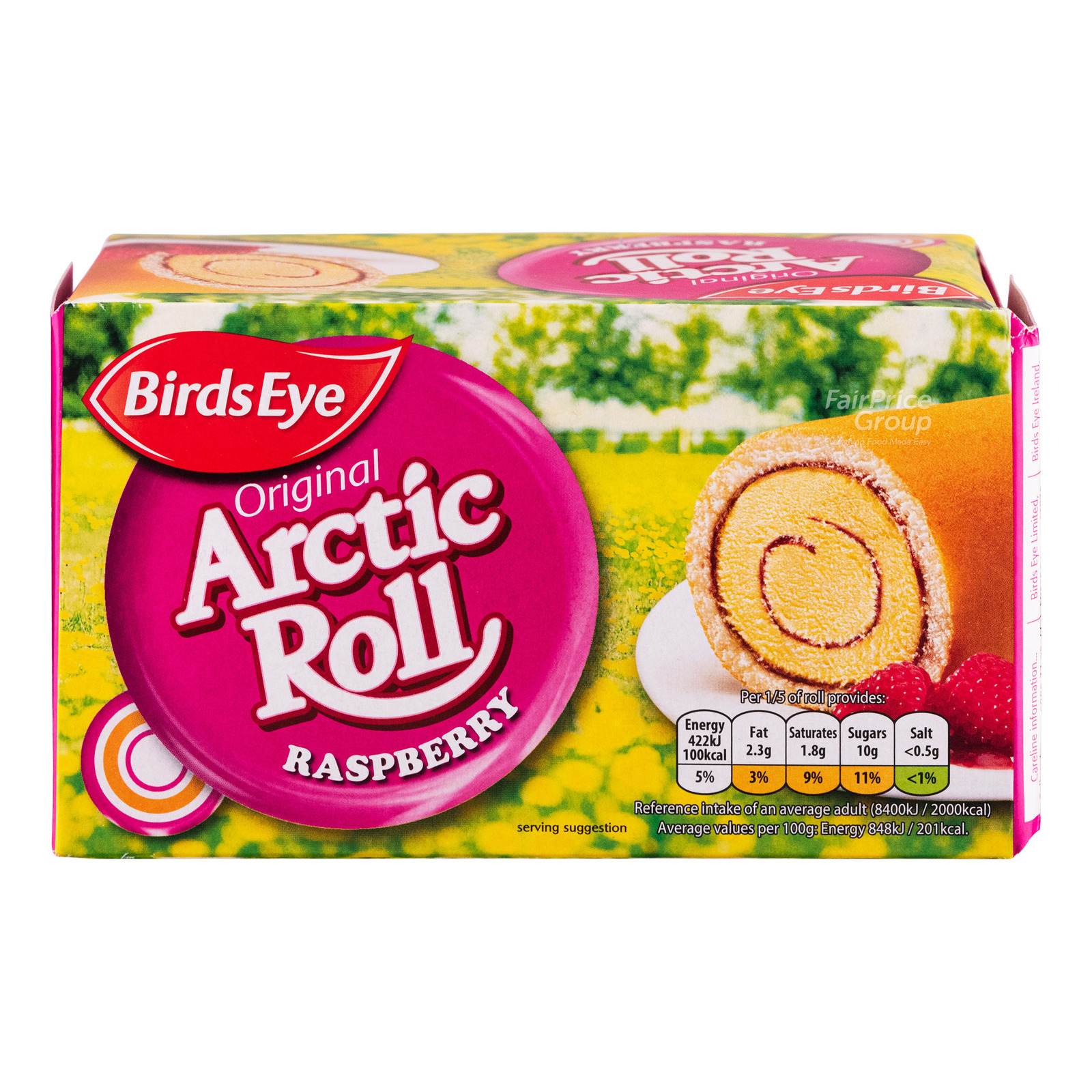 Birds Eye Original Arctic Roll - Raspberry | NTUC FairPrice