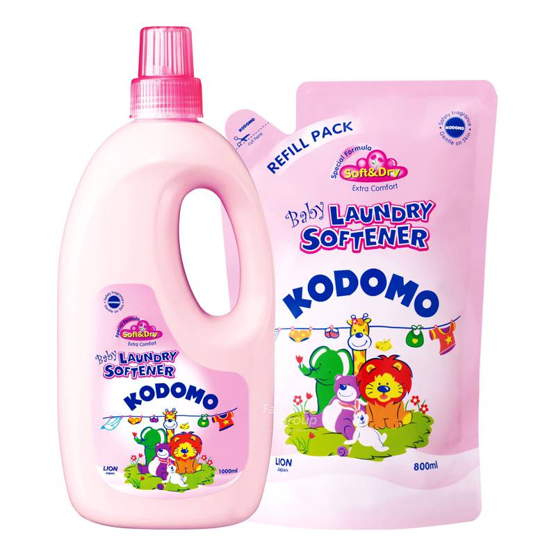 Kodomo Baby Laundry Softener with Refill | NTUC FairPrice