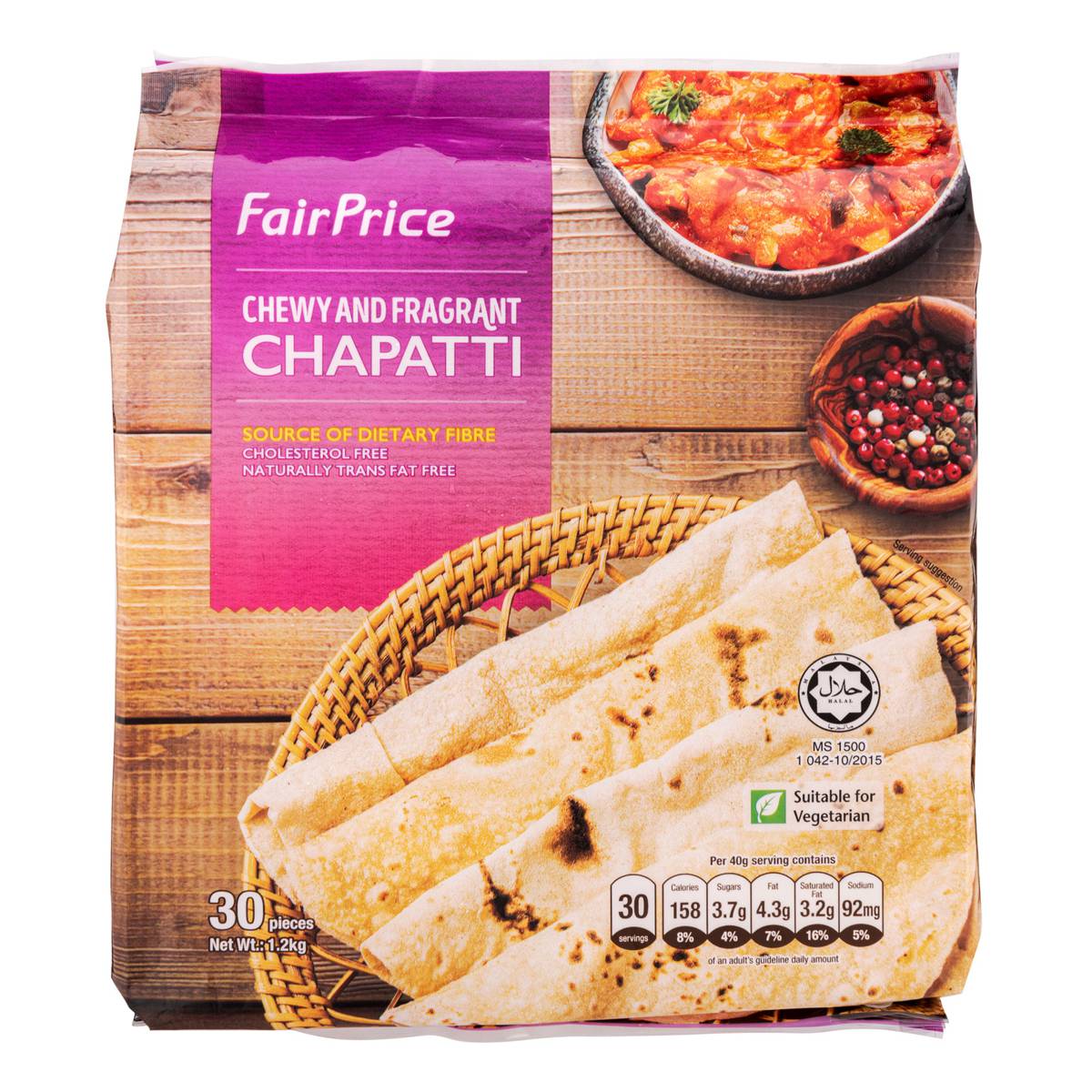 FairPrice Frozen Chapatti | NTUC FairPrice