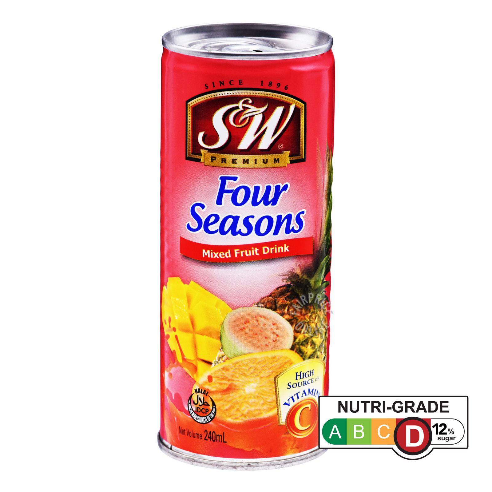 S&W Fruit Can Drink - Four Seasons Mixed Fruit | NTUC FairPrice