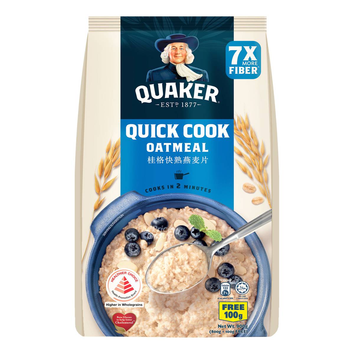 Quaker Oats Oatmeal - Quickcook (Value Pack) | NTUC FairPrice