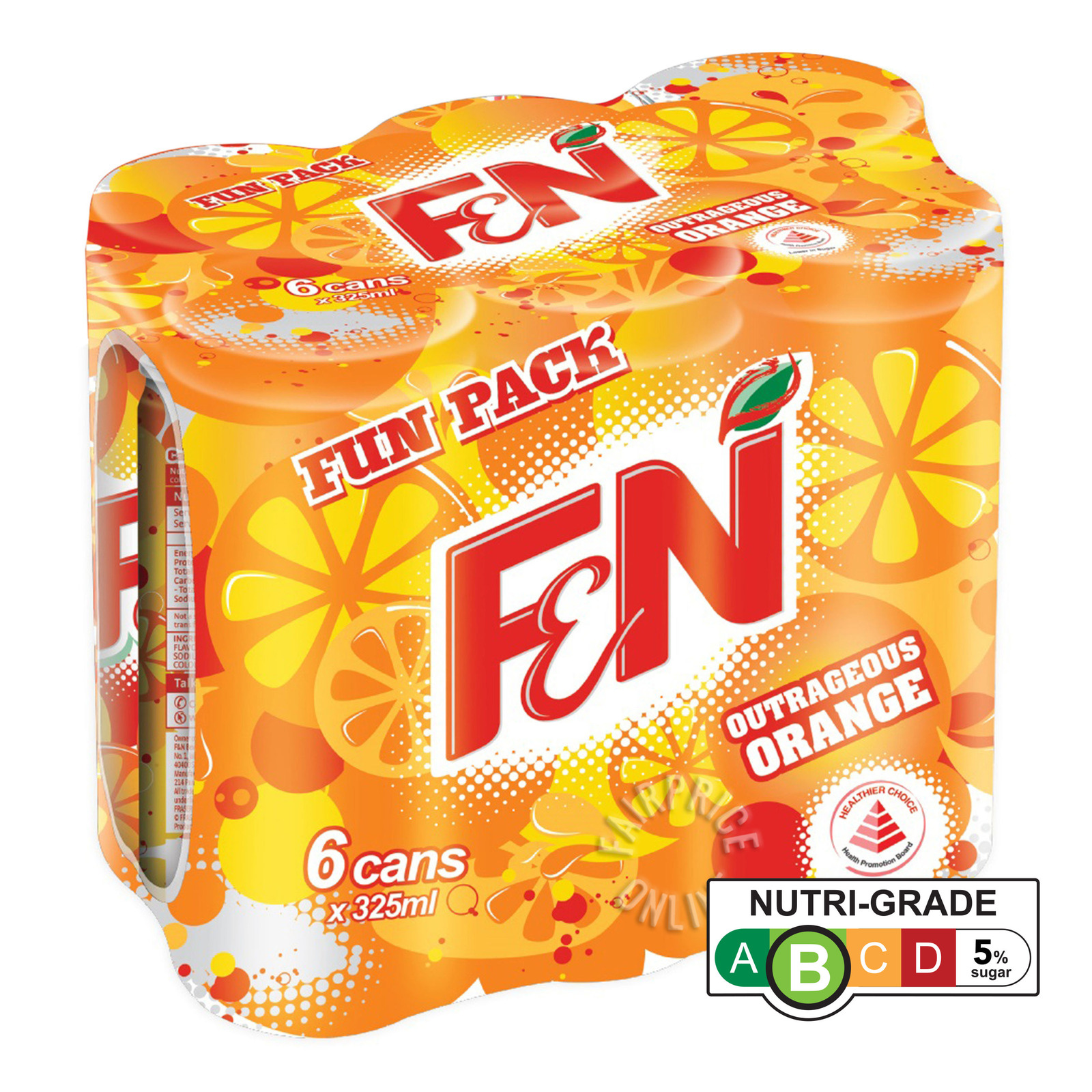 F & N Can Drink - Outragerous Orange (Fun Pack) | NTUC FairPrice