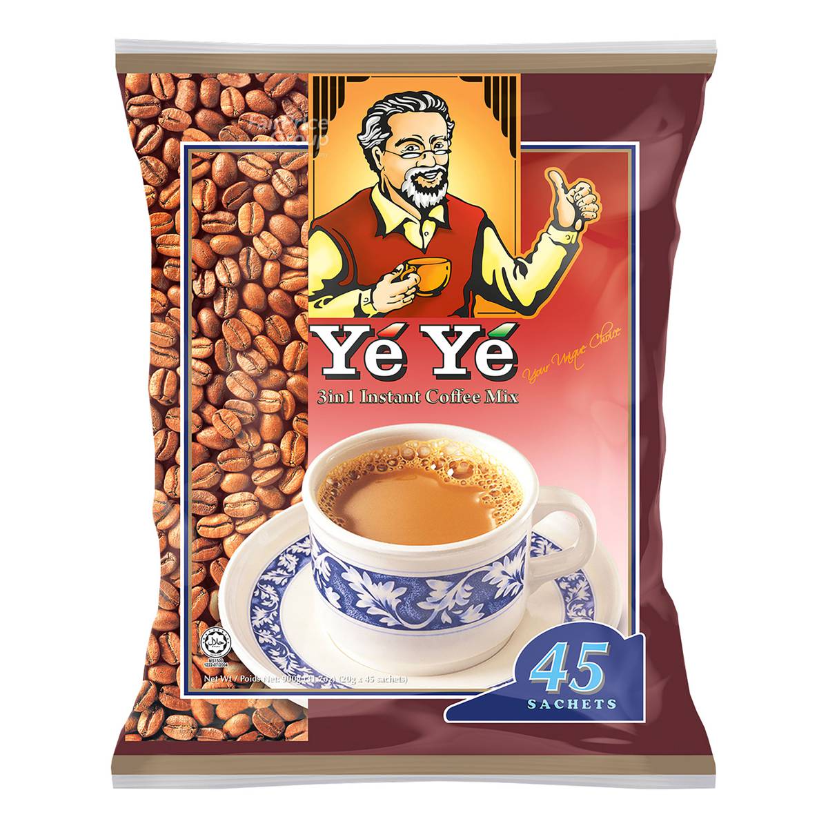 Ye Ye 3 in 1 Instant Coffee Mix - Regular | NTUC FairPrice