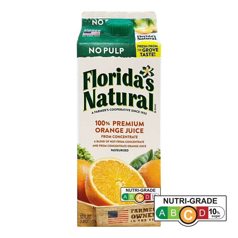 Florida's Natural 100% Orange Juice - No Pulp | NTUC FairPrice