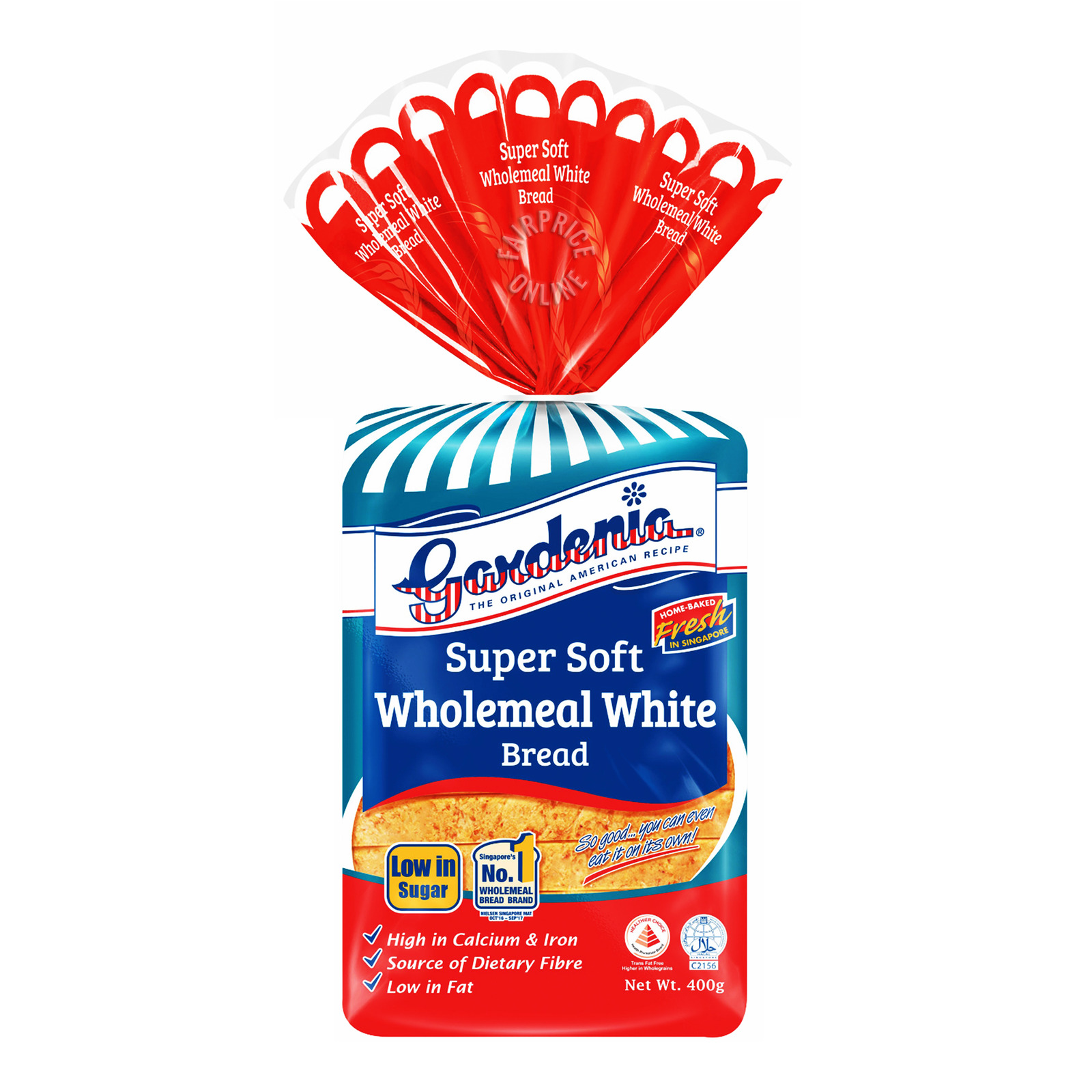 Gardenia Enriched White Bread - Wholemeal | NTUC FairPrice