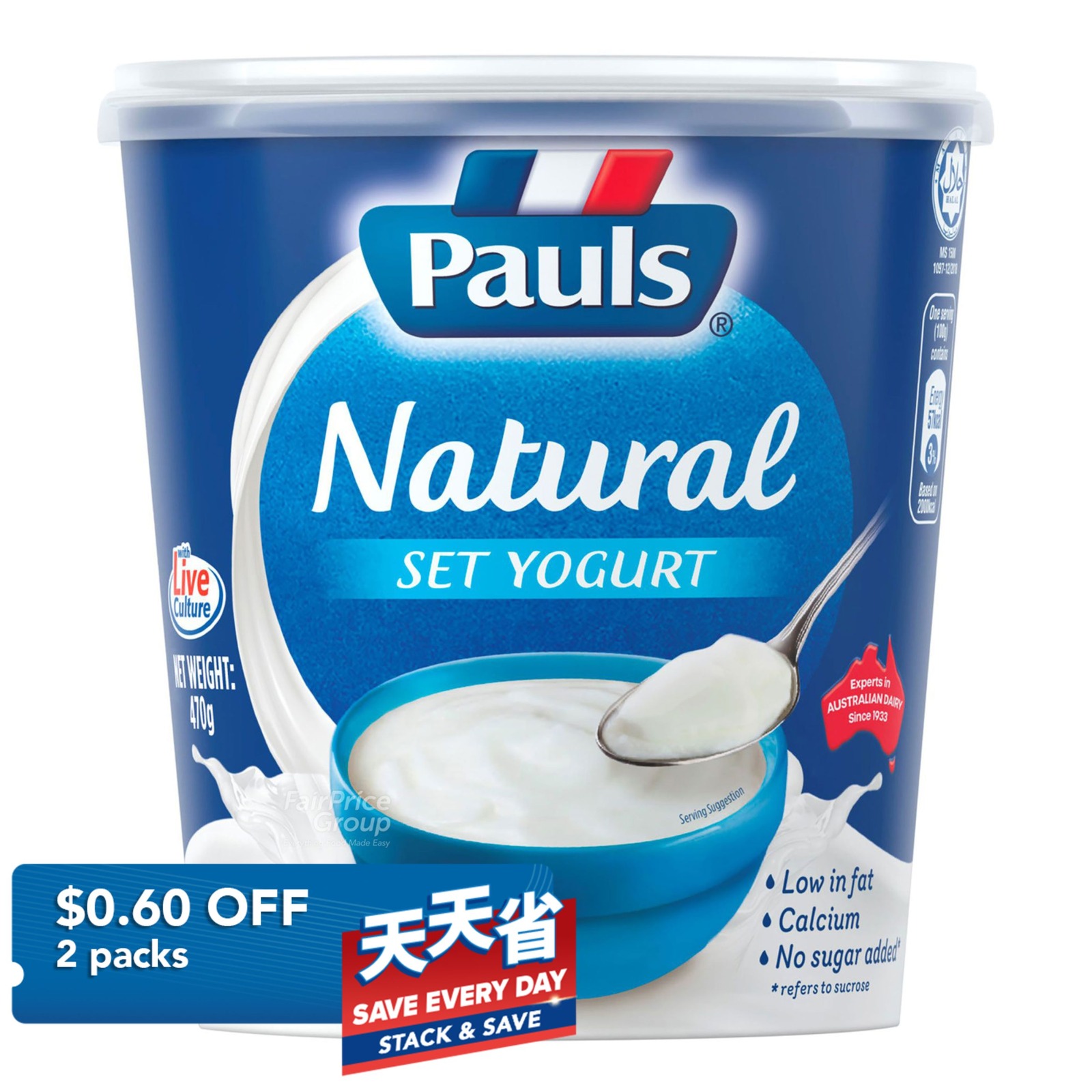 Natural Yoghurt – Pure Goodness atFairPrice Singapore