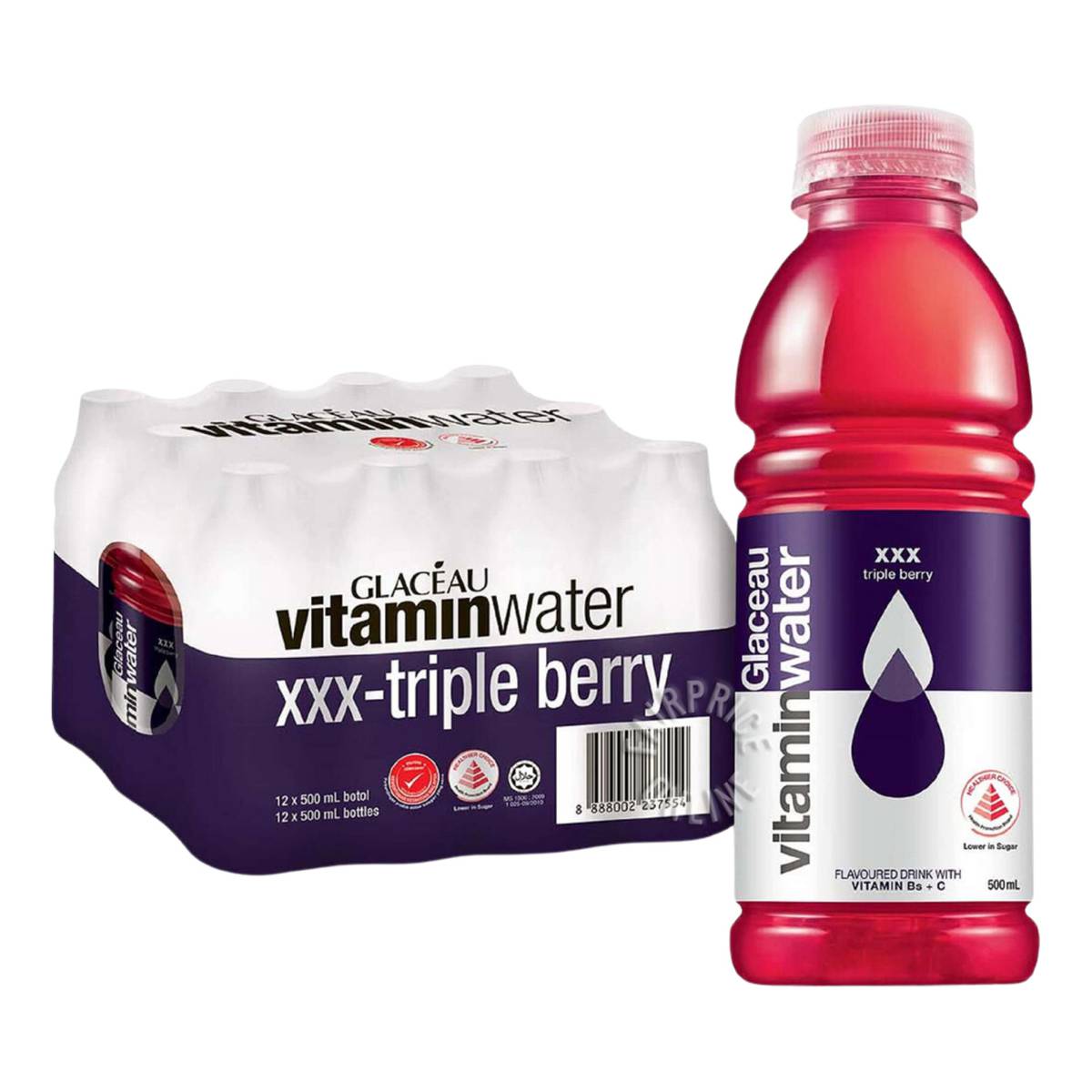 Glaceau XXX Vitamin Bottle Water - Triple Berry | NTUC FairPrice