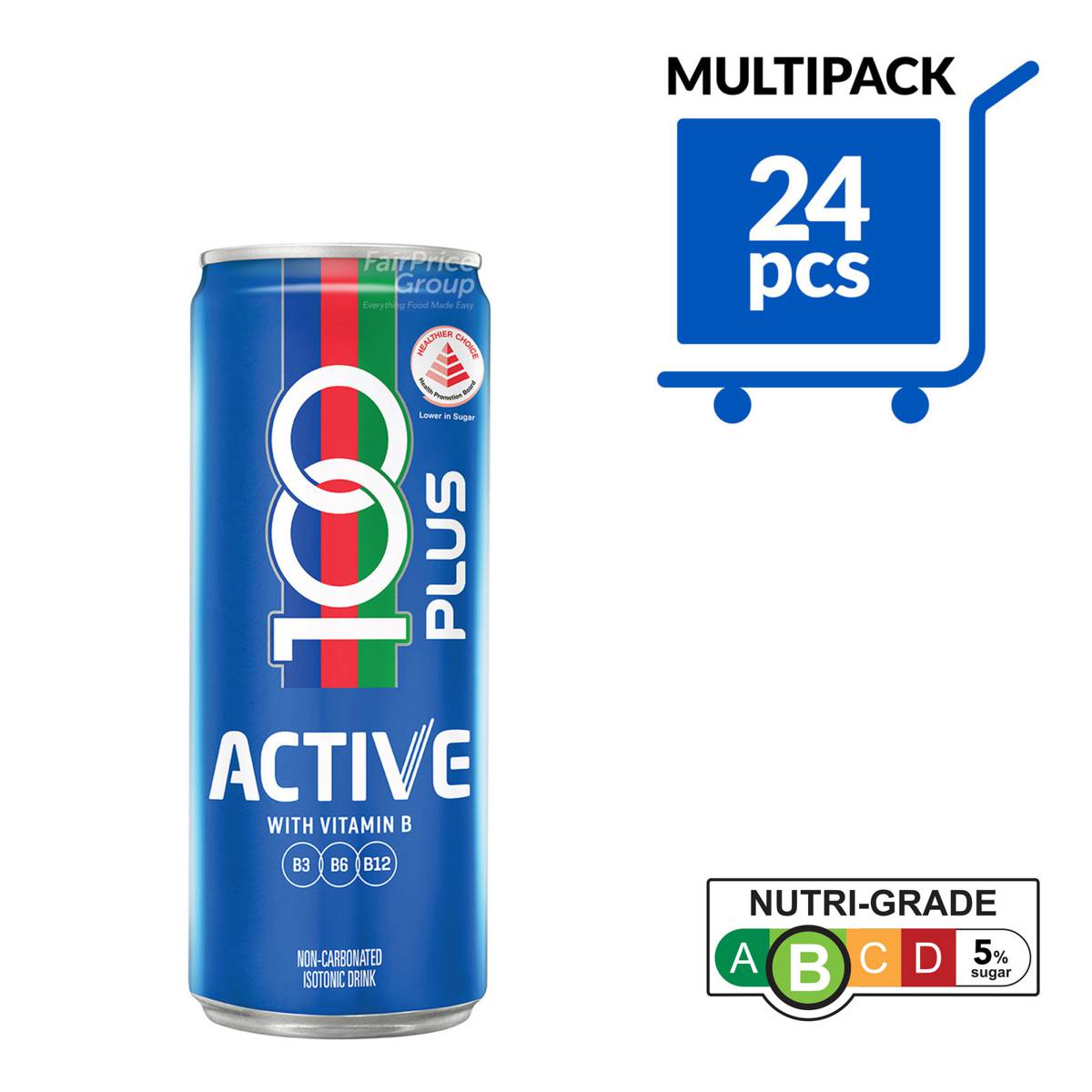 100 Plus Isotonic Can Drink - Active | NTUC FairPrice