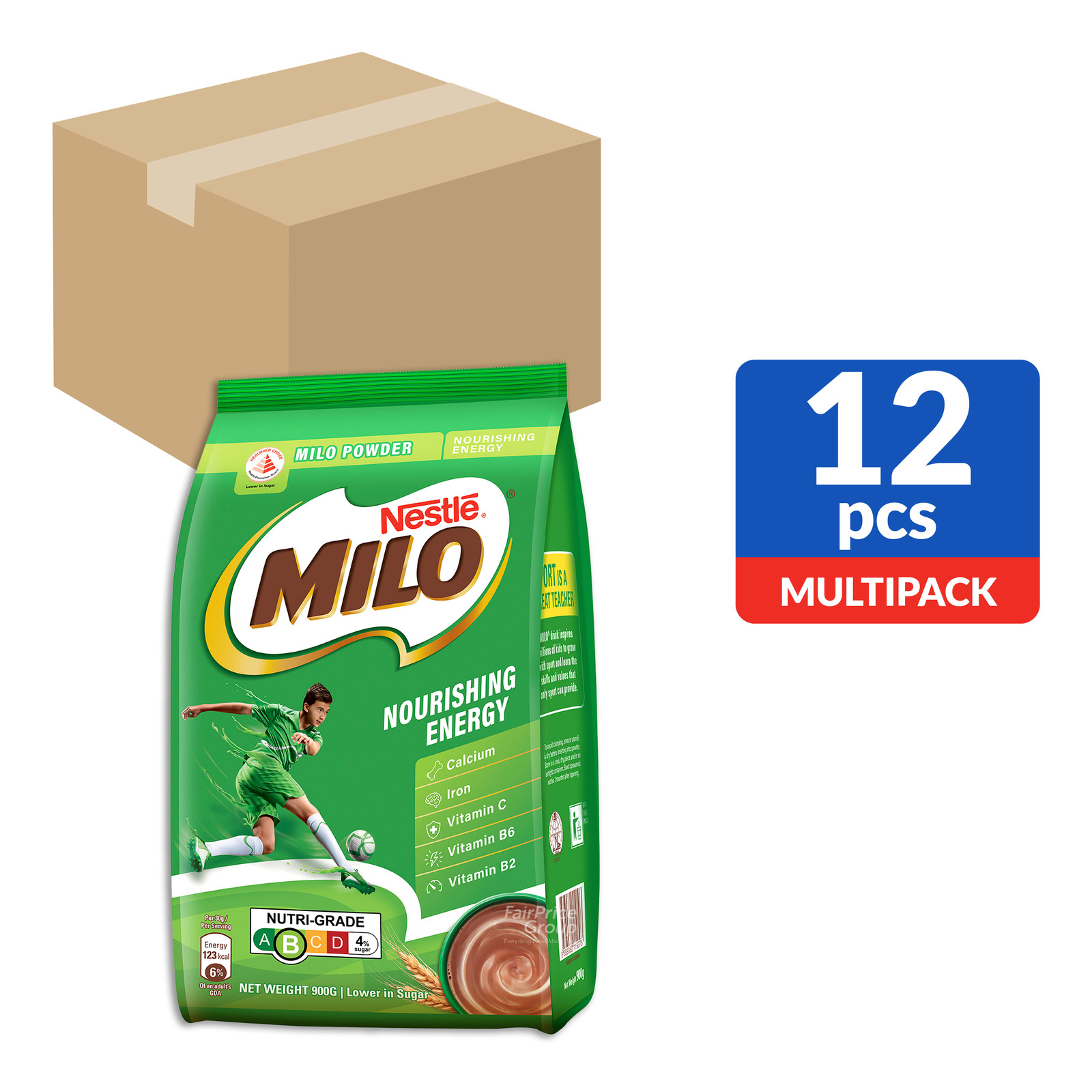 Milo Chocolate Malt Drink Powder with Milk - Regular | NTUC FairPrice
