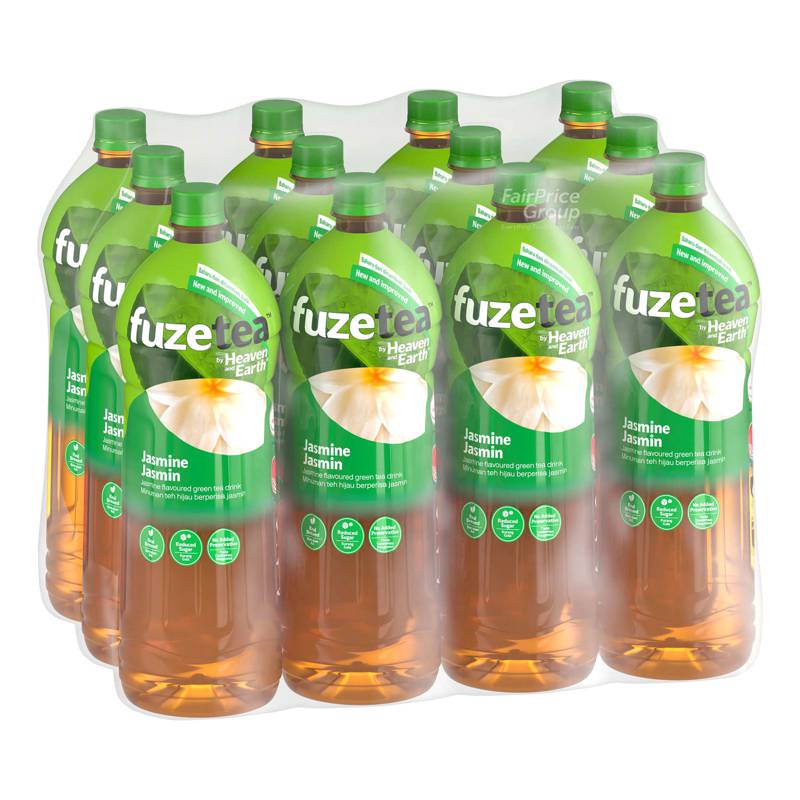 Fuze Tea Flavoured Green Tea Bottle Drink - Jasmine | NTUC FairPrice