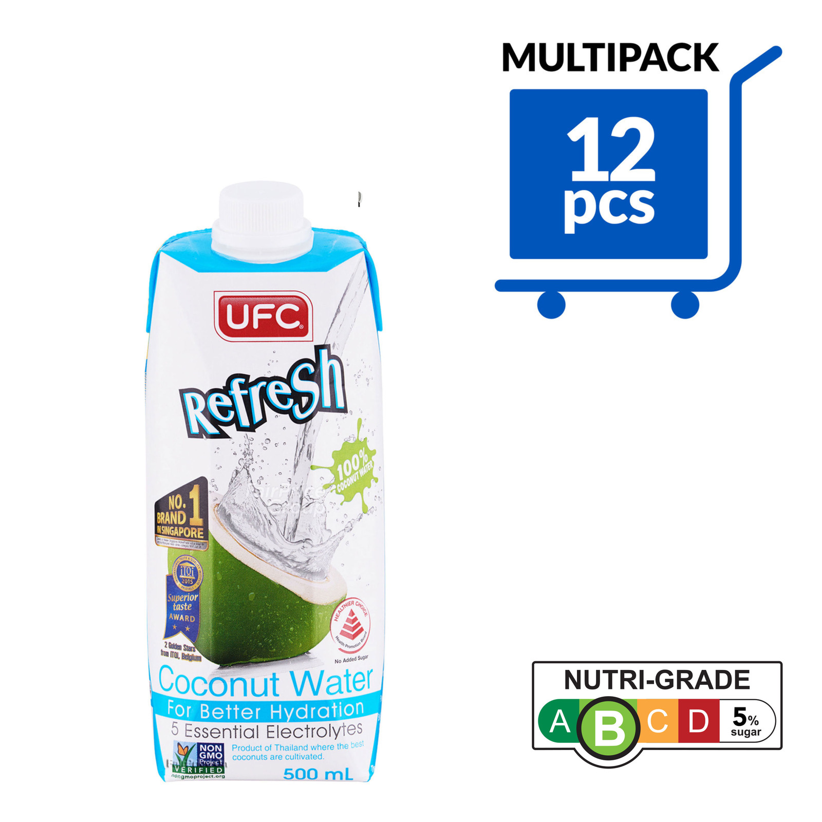 UFC Refresh 100% Natural Coconut Water | NTUC FairPrice